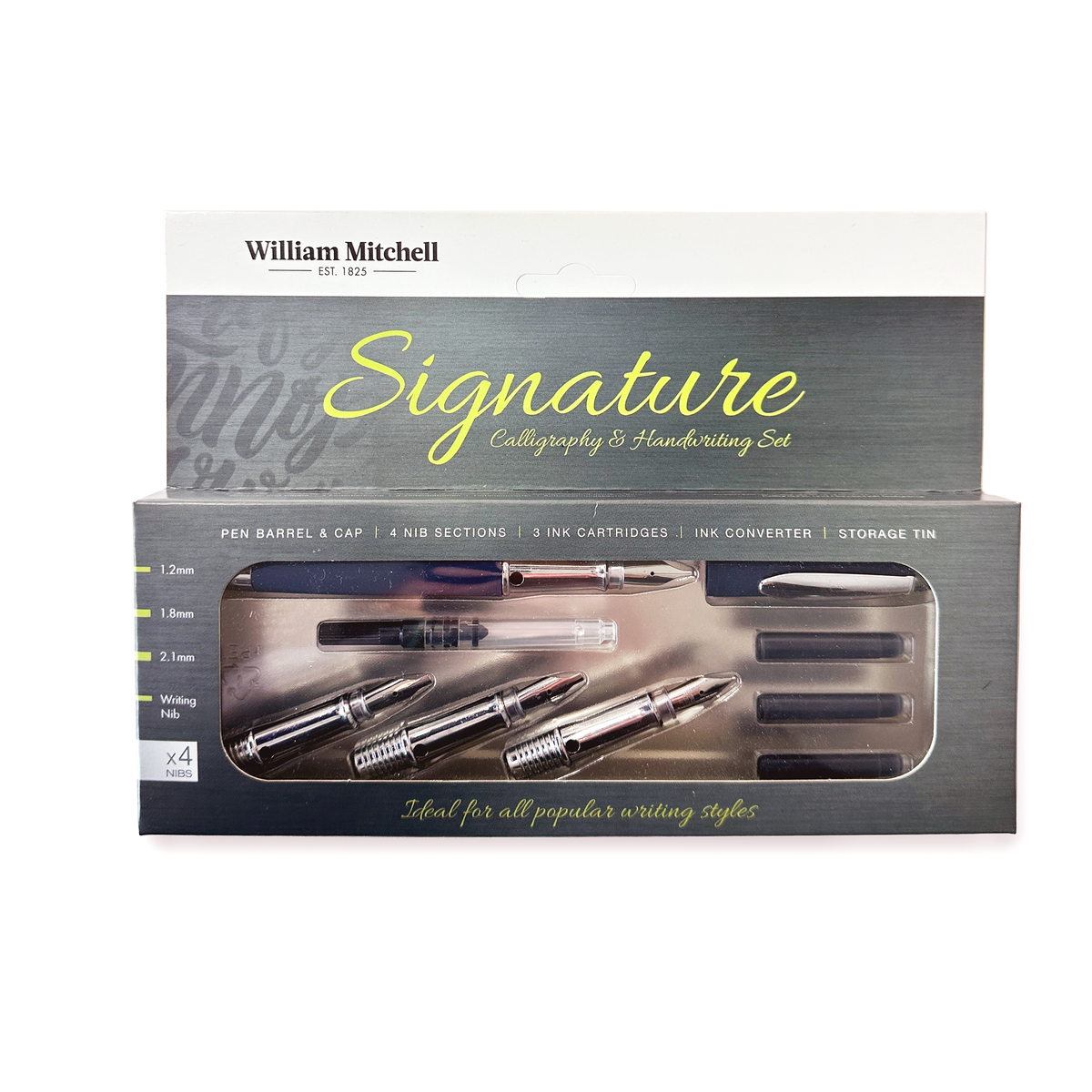 William Mitchell Artisan Calligraphy Fountain Pen Set | Scribblers ...