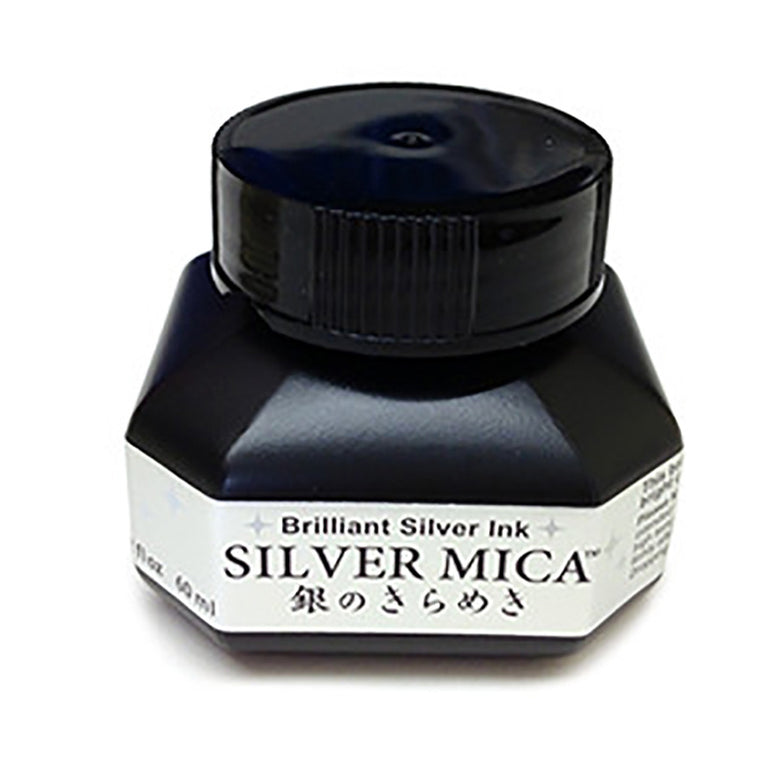 Kuretake Silver Mica Ink (60ml) | Scribblers Calligraphy Supplies