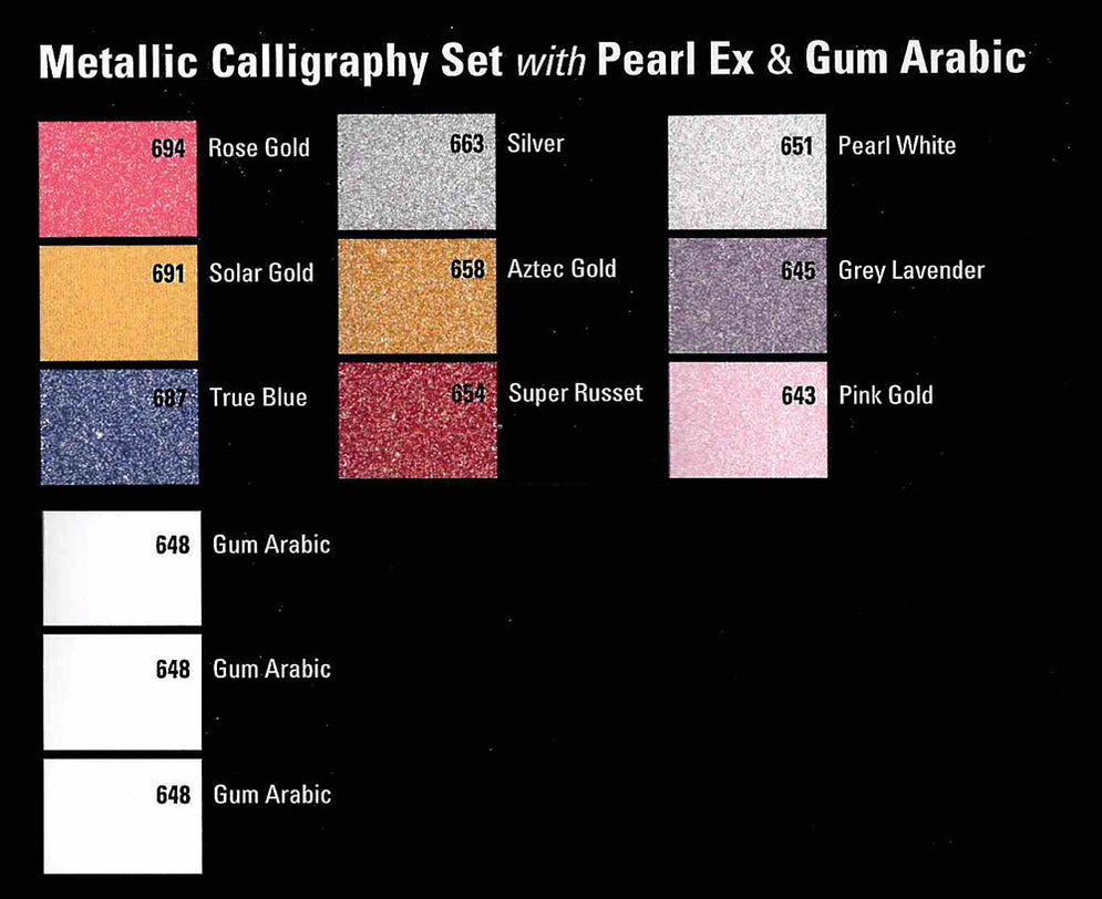 Pearl Ex Calligraphy Set | Scribblers Calligraphy Supplies
