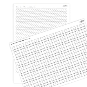 Printable Guidelines for Pointed Pen Calligraphy | Scribblers ...