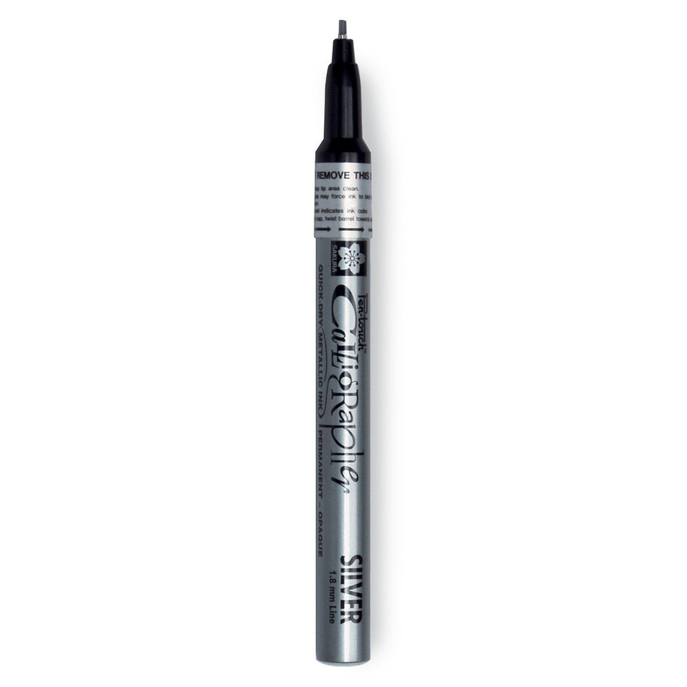 Sakura Pen Touch Calligrapher Pen - Silver | Scribblers Calligraphy ...