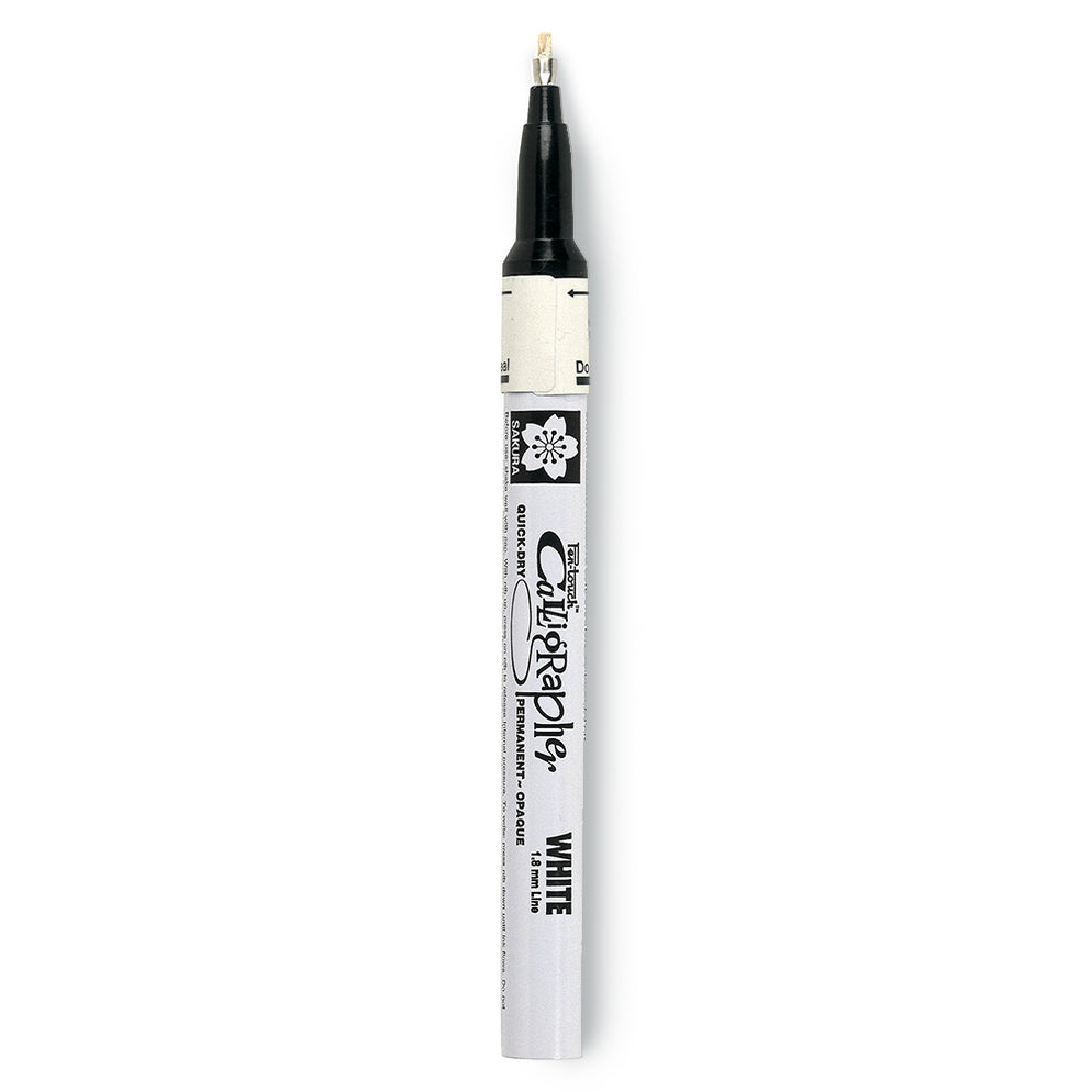 Sakura Pen Touch Calligrapher Pen - White | Scribblers Calligraphy Supplies