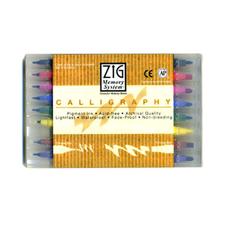 Zig Calligraphy Memory System (8 colours) | Scribblers Calligraphy Supplies